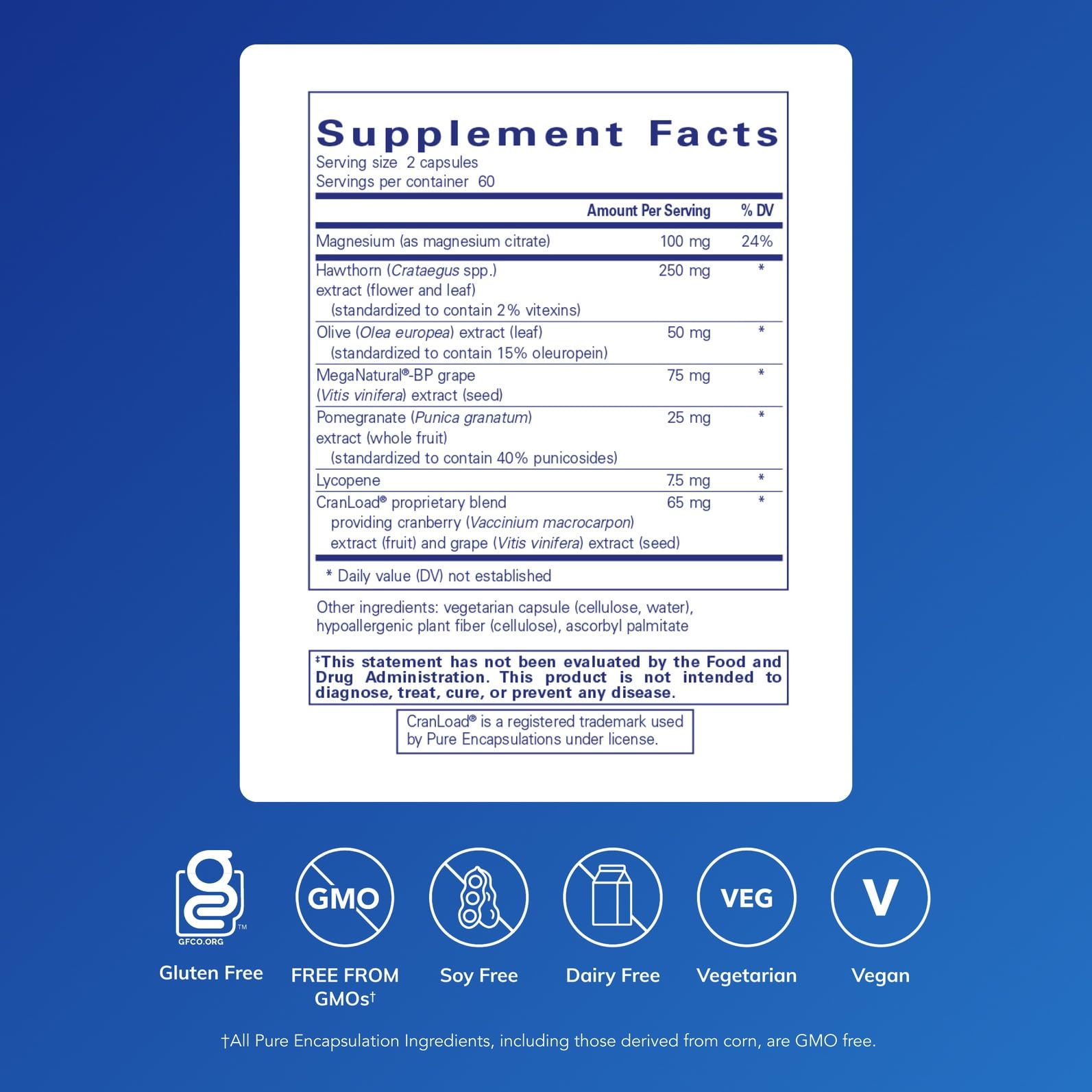 Pure Encapsulations Vascular Relax capsules