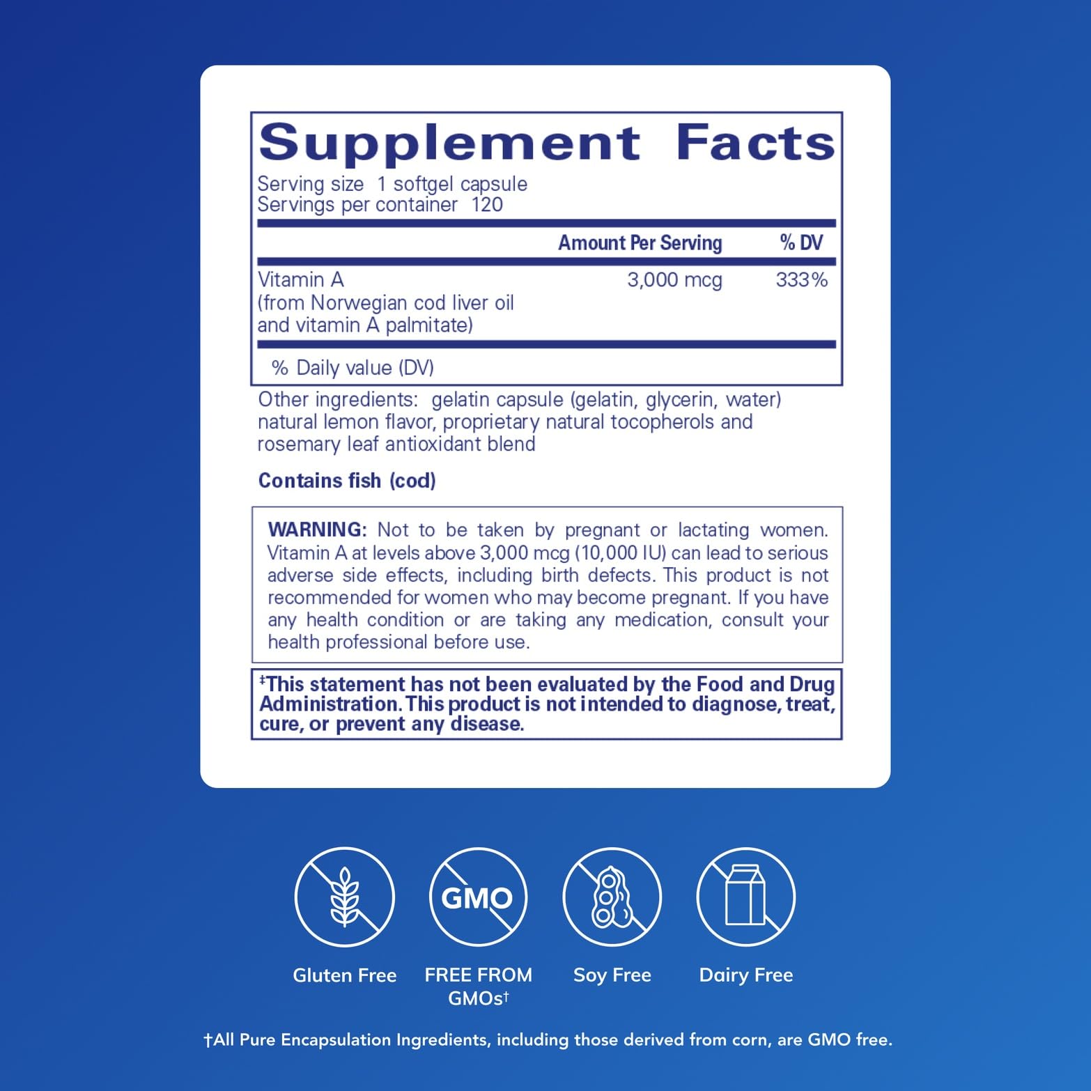 pure encapsulations vitamin a benefits