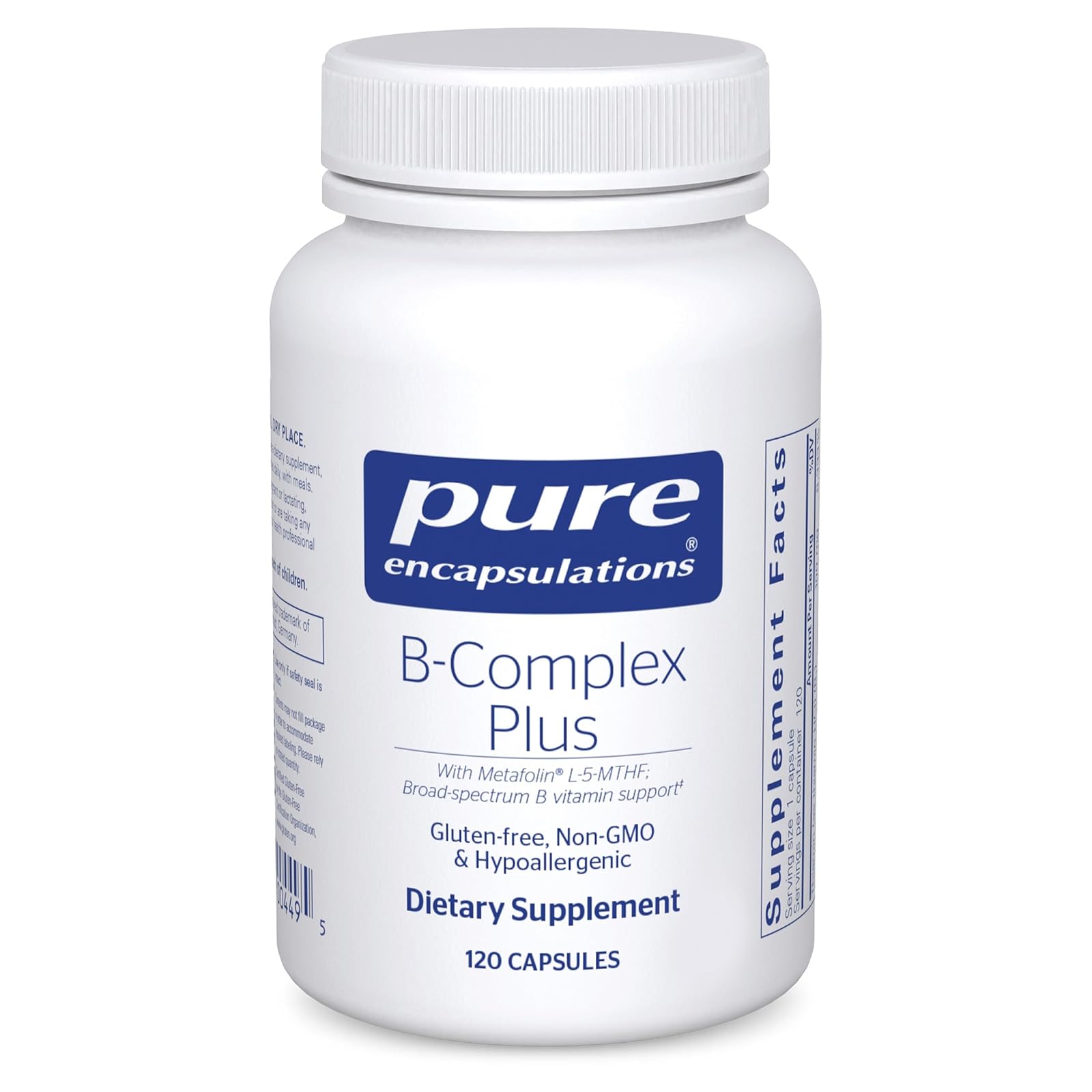 pure encapsulations vitamin b complex capsules