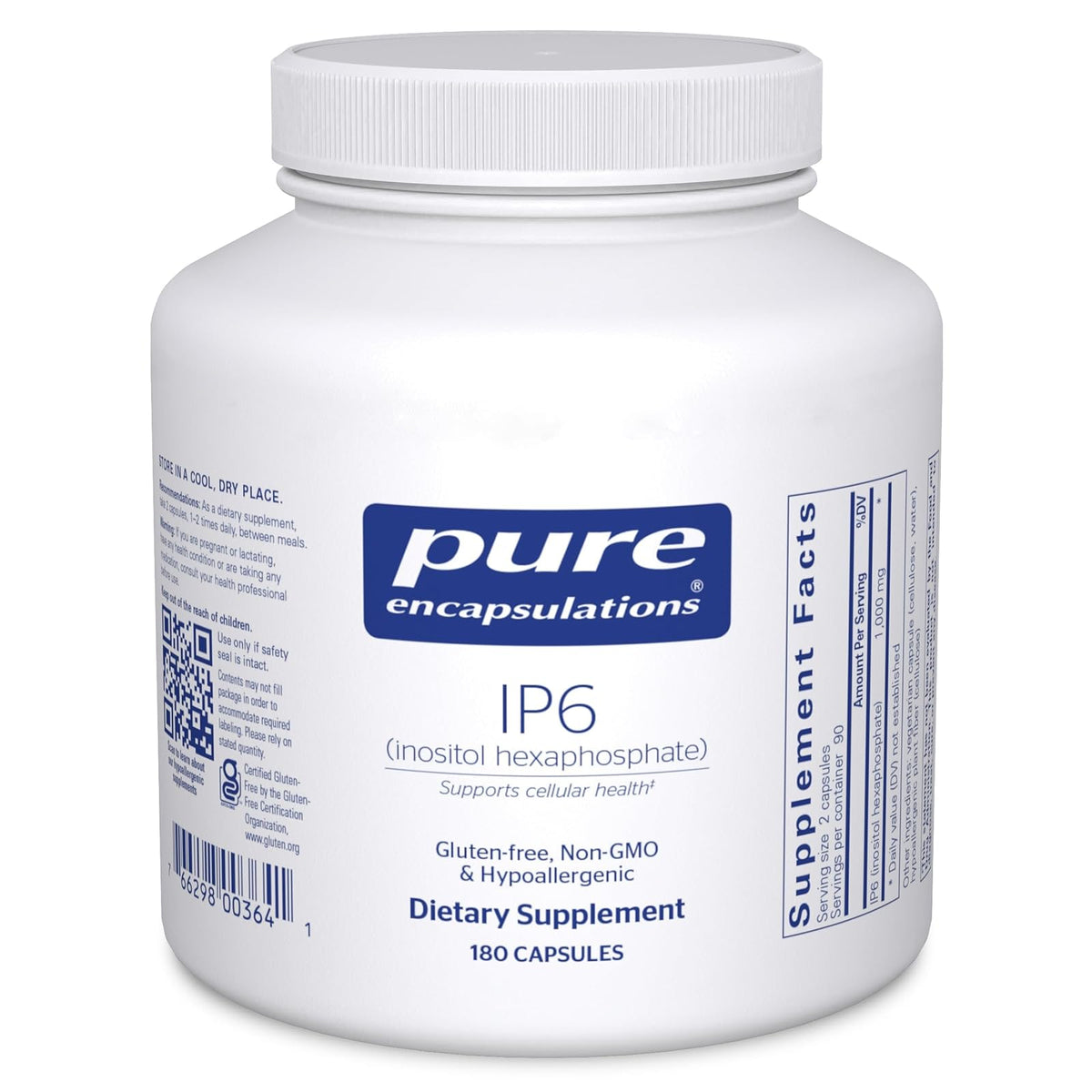 Pure Encapsulations vitamin B complex capsules