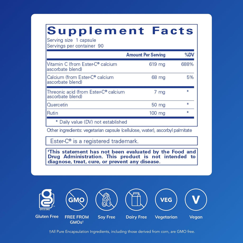 Pure Encapsulations vitamin C benefits