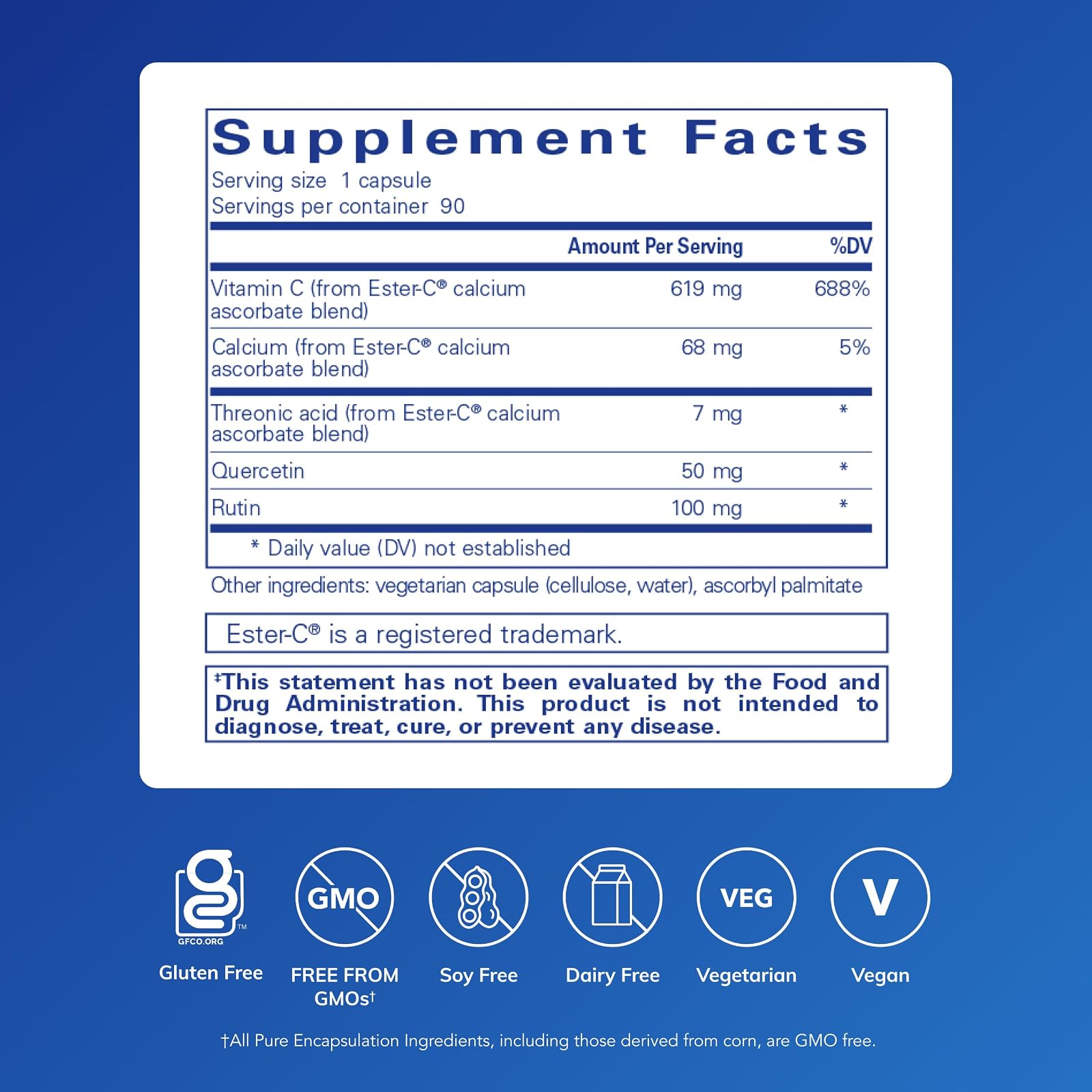 Pure Encapsulations vitamin C benefits