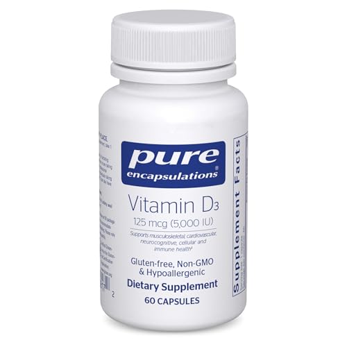 Pure Encapsulations vitamin D3 capsules