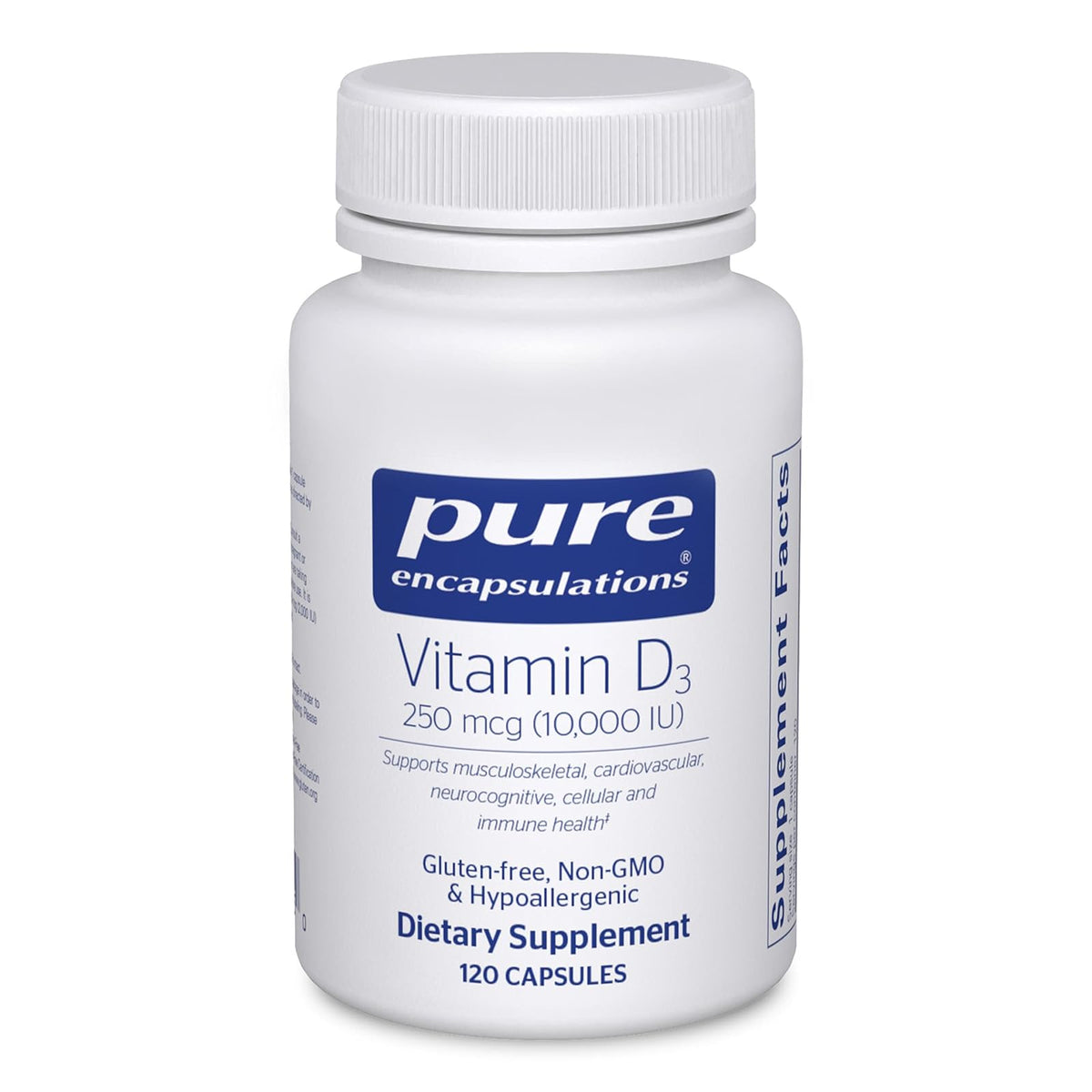 Pure Encapsulations Vitamin D3 capsules
