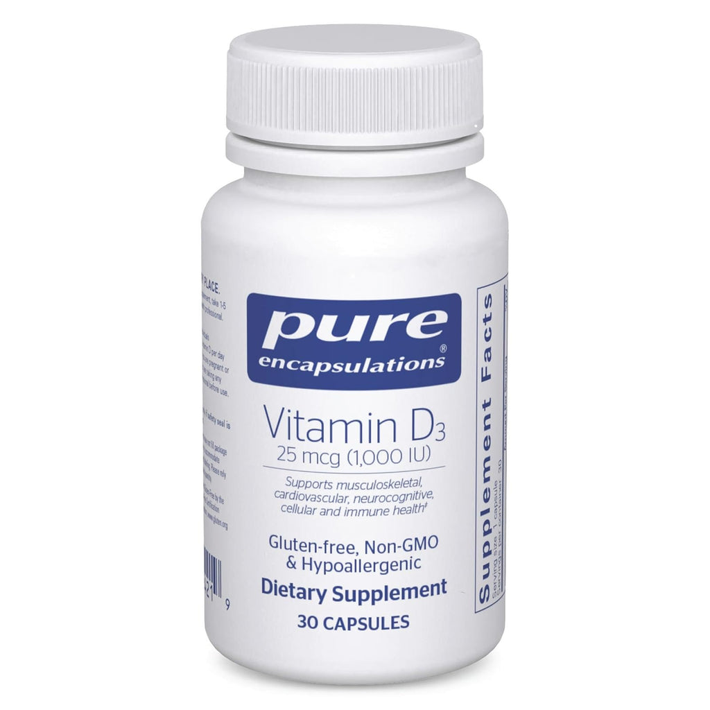 Pure Encapsulations vitamin D3 capsules