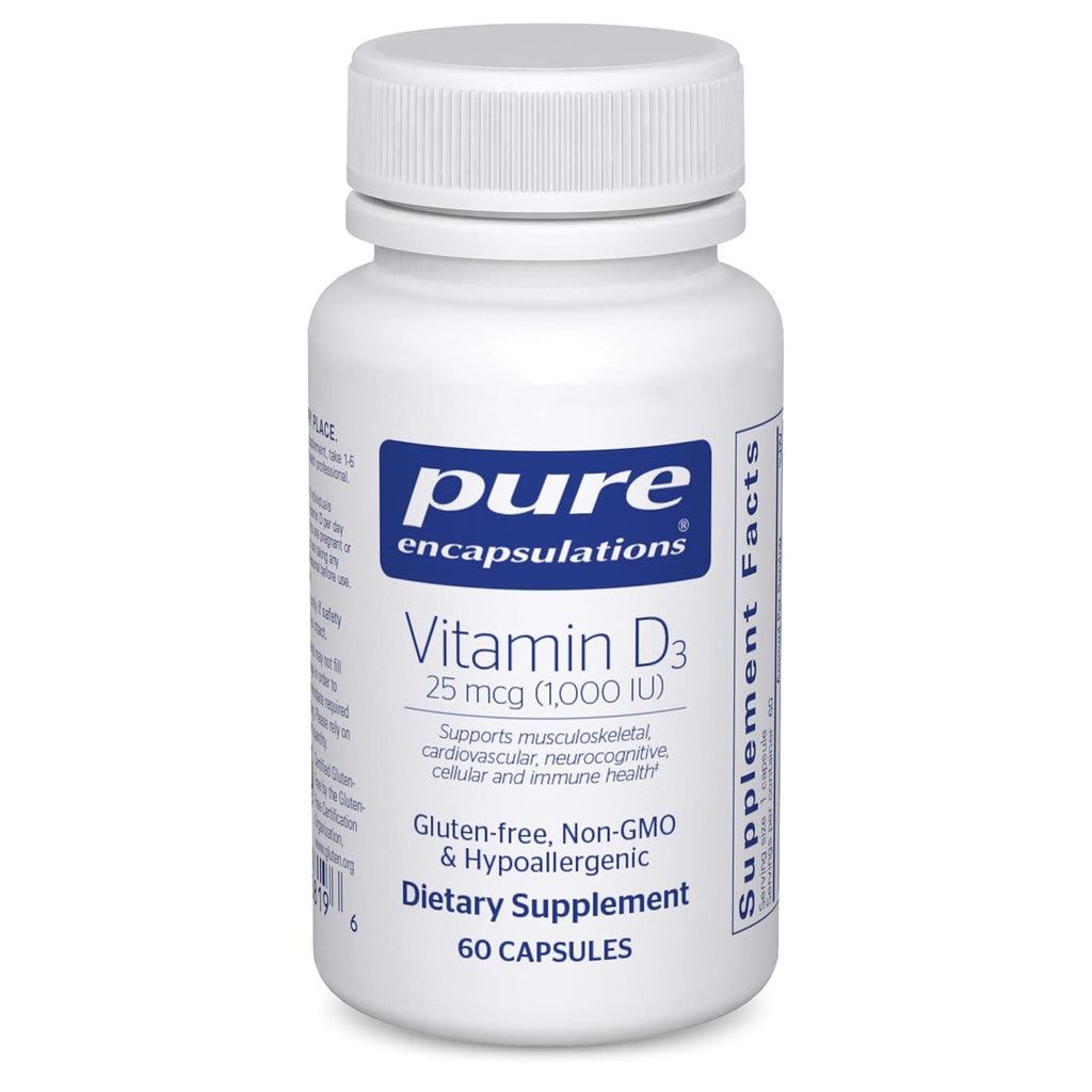 Pure Encapsulations vitamin D3 capsules