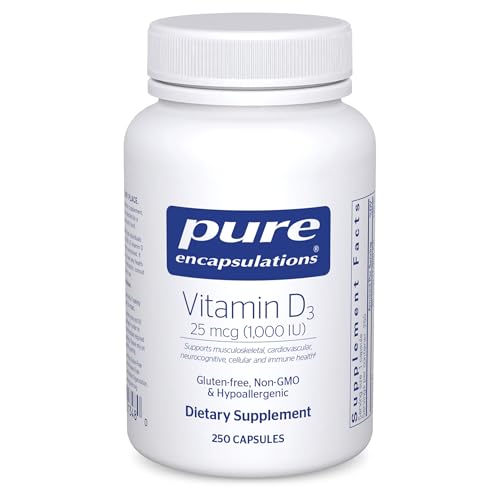 Pure Encapsulations vitamin D3 capsules