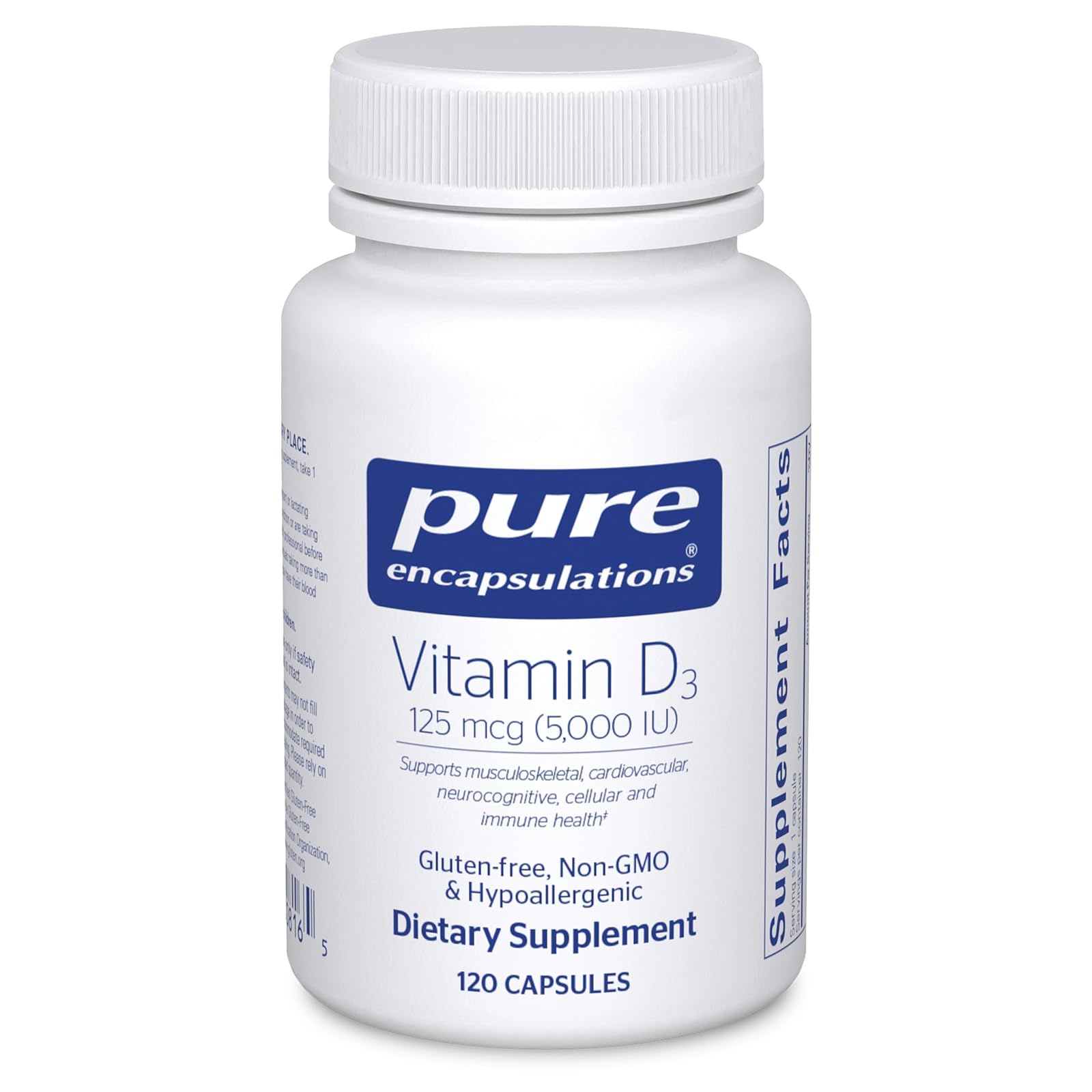 pure encapsulations vitamin d3 capsules