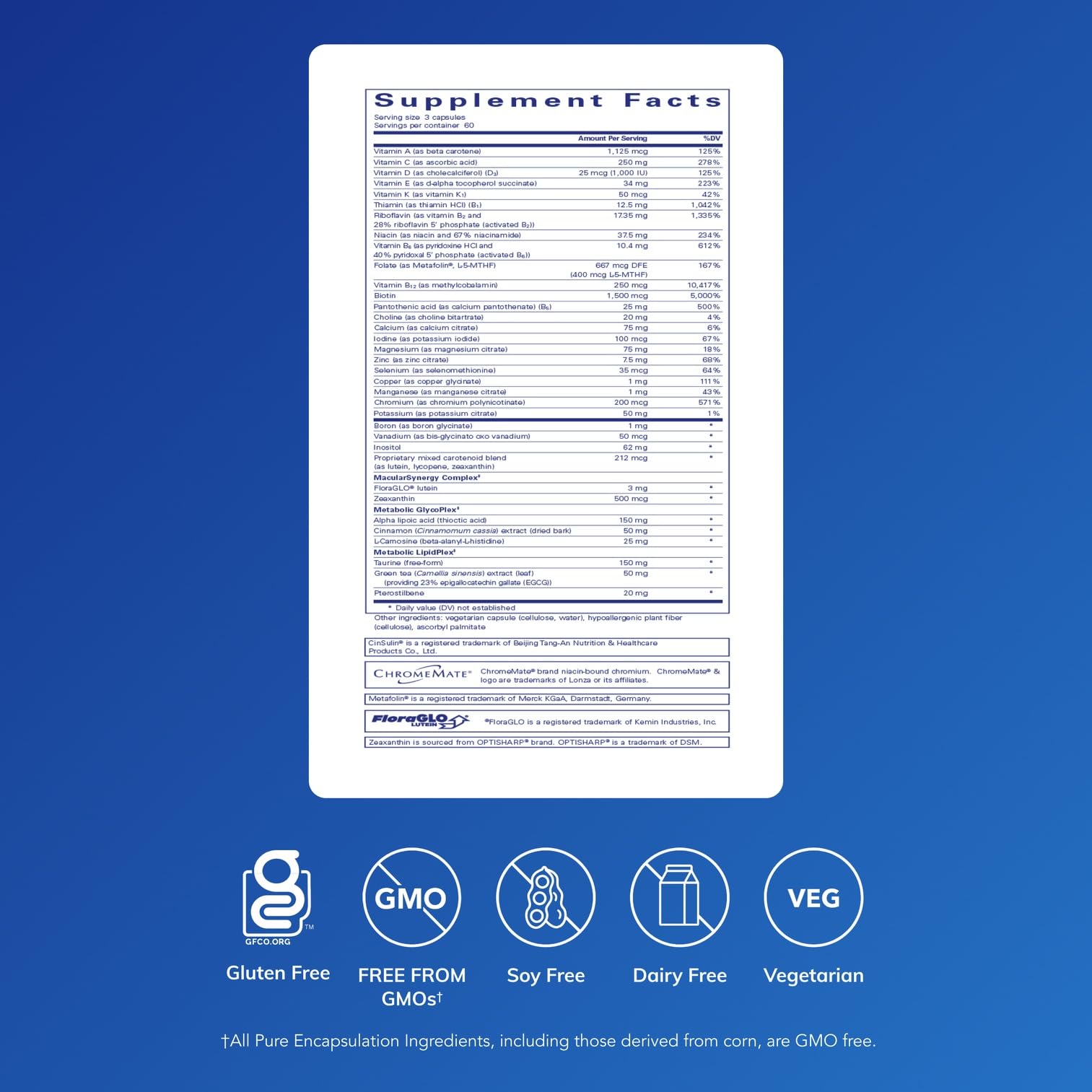 Pure Encapsulations weight support vitamins