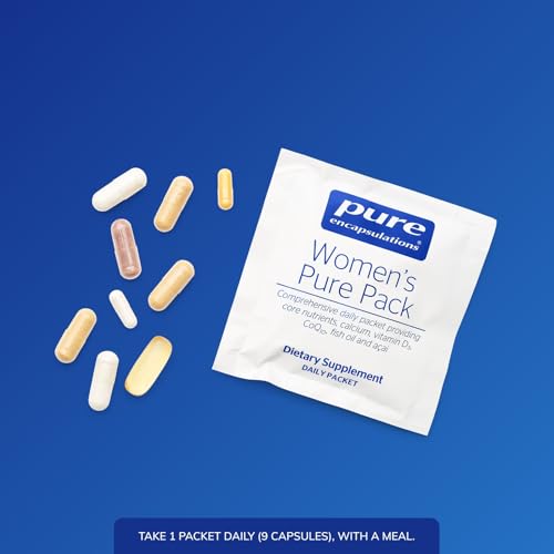 Pure Encapsulations Women's Pure Pack - Blended Vitamin & Mineral Supplements for Women Over 40 - Bone, Heart, Eye & Breast Health* - 30 Once-Daily - 8