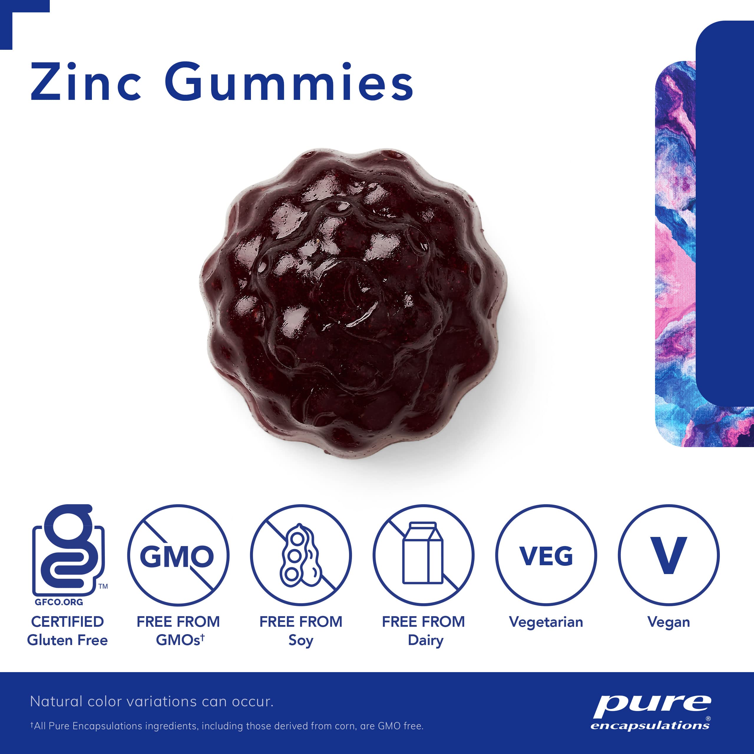 pure encapsulations zinc benefits
