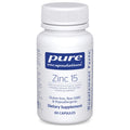 Pure Encapsulations zinc supplement capsules