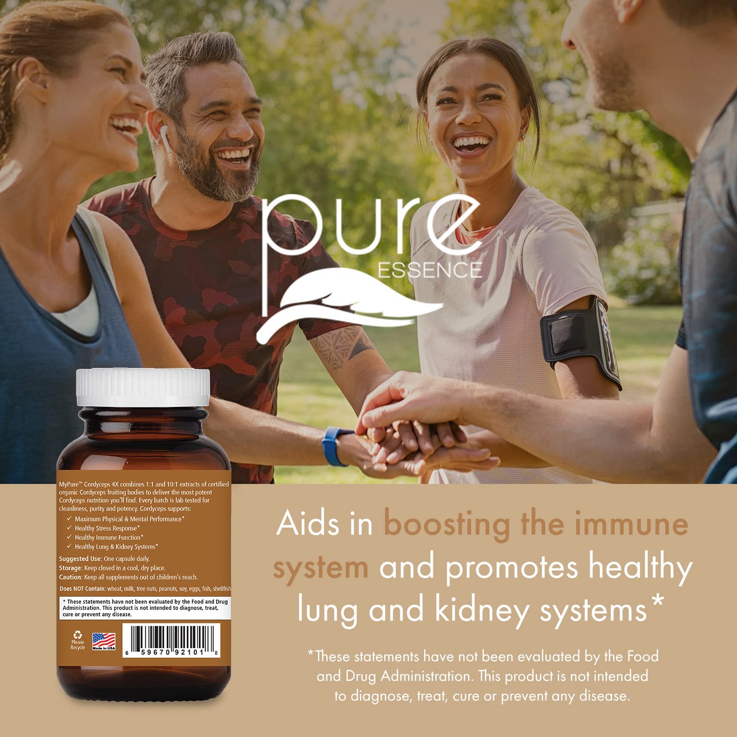 Pure Essence Labs mushroom supplement