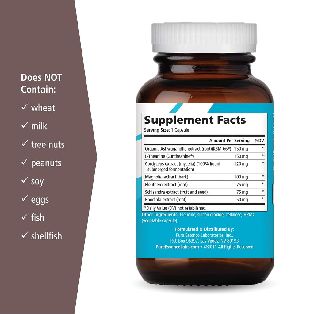 PURE ESSENCE LABS stress relief supplement