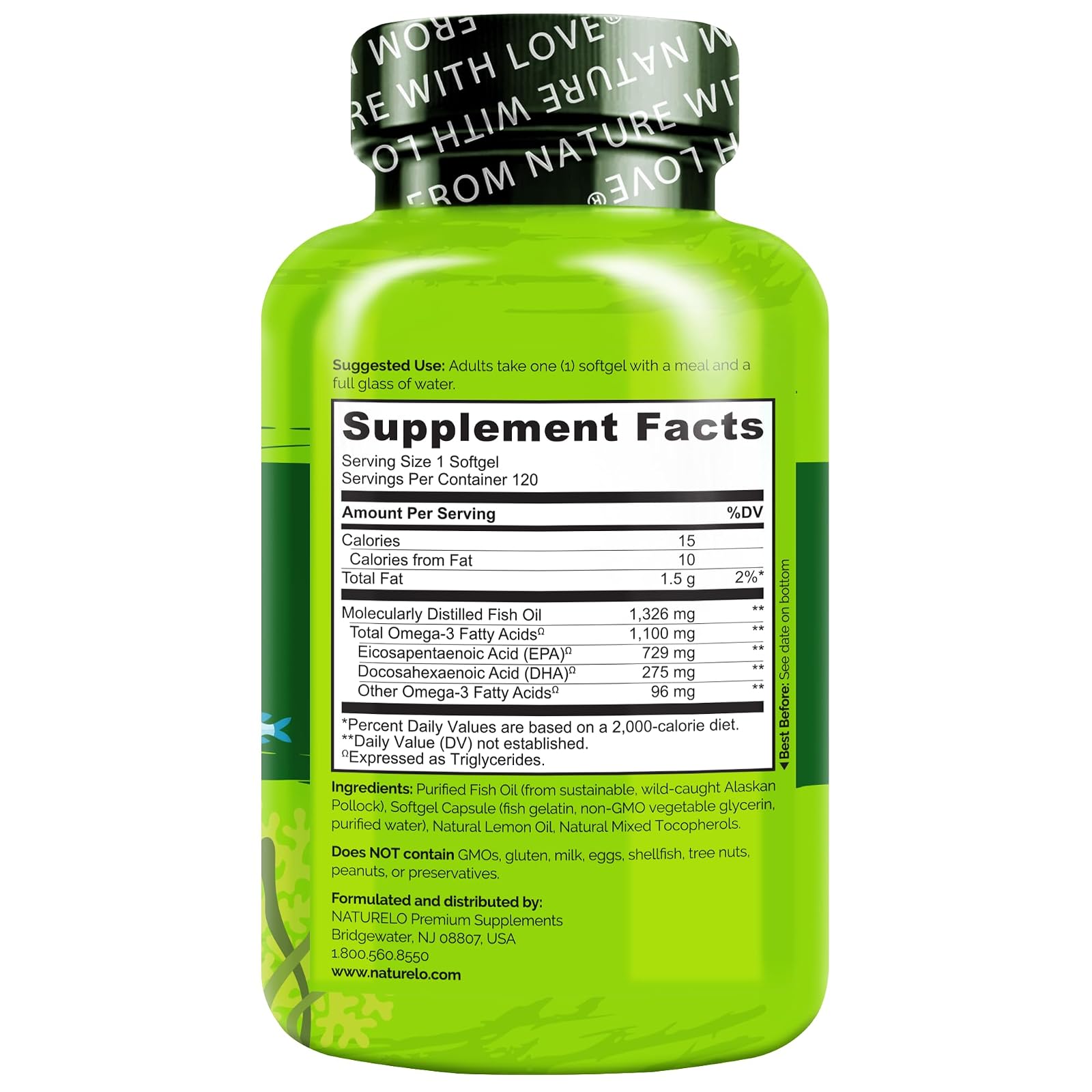 pure fish oil omega 3 for joint wellness