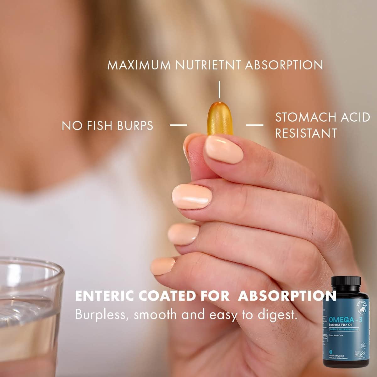 pure fish oil softgels
