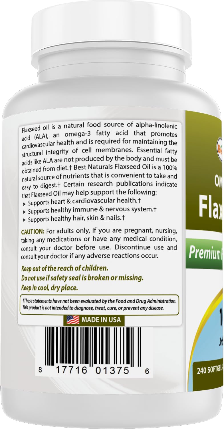 pure flaxseed oil for daily nutrition