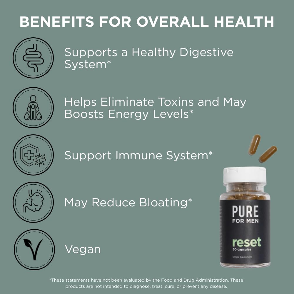 Pure for Men detox capsules