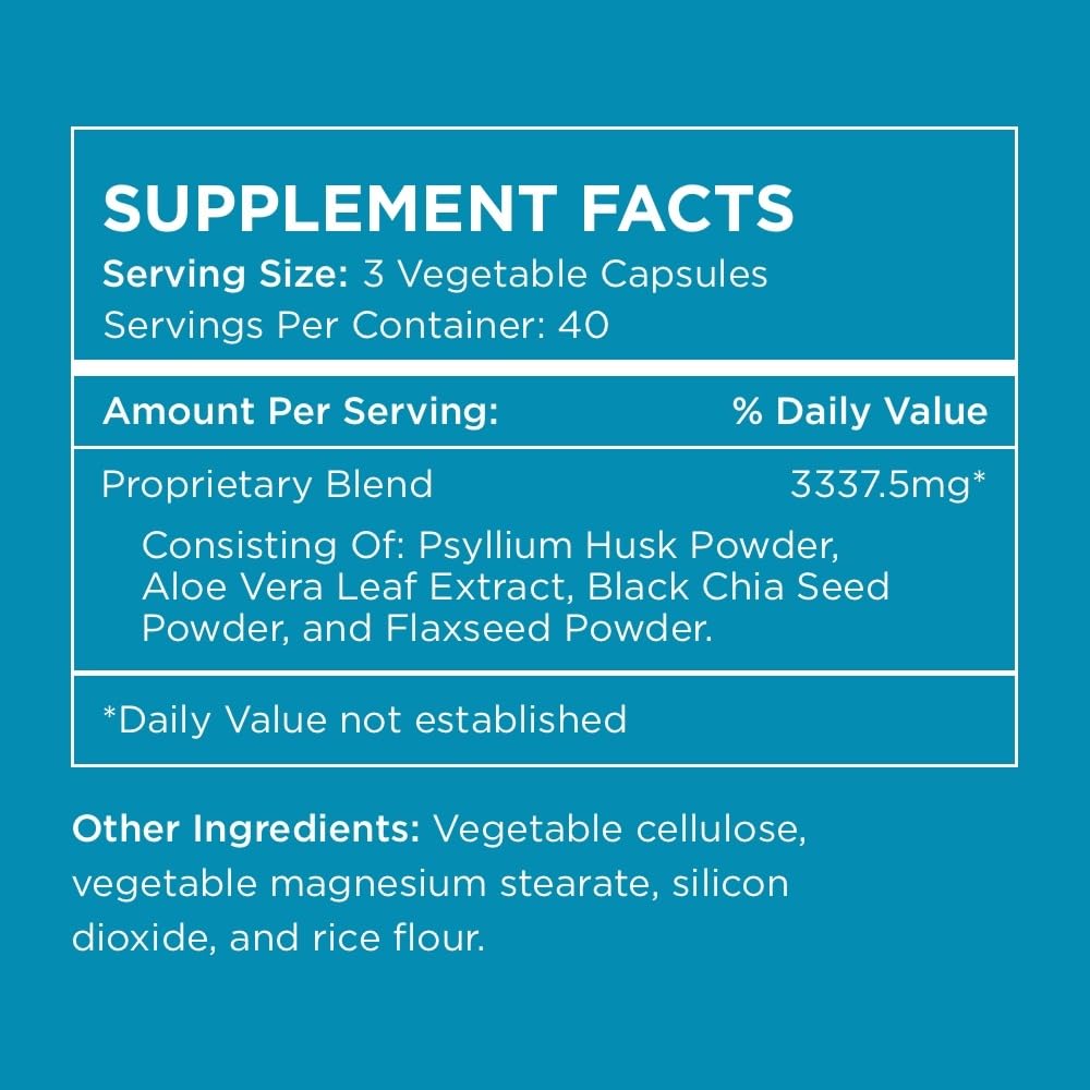 Pure for Men fiber supplement capsules