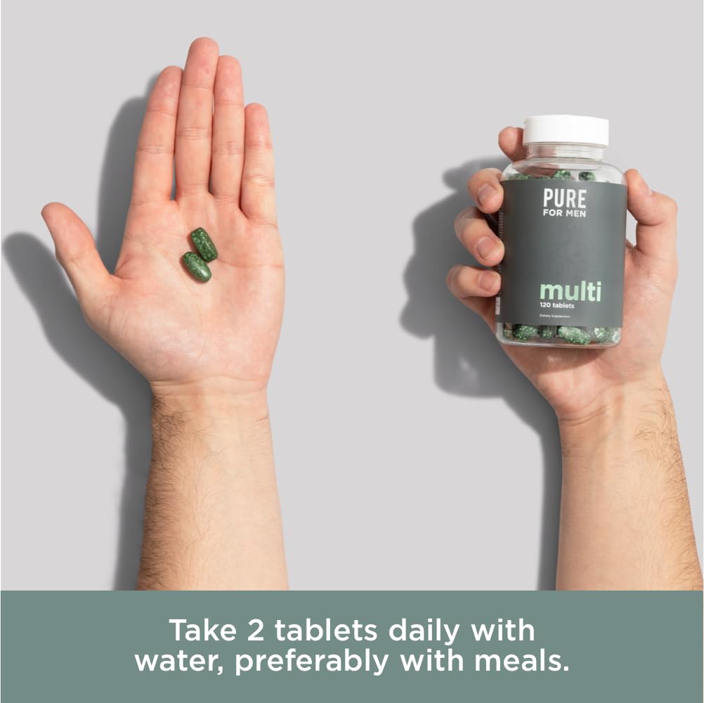 Pure for Men multivitamin supports immunity