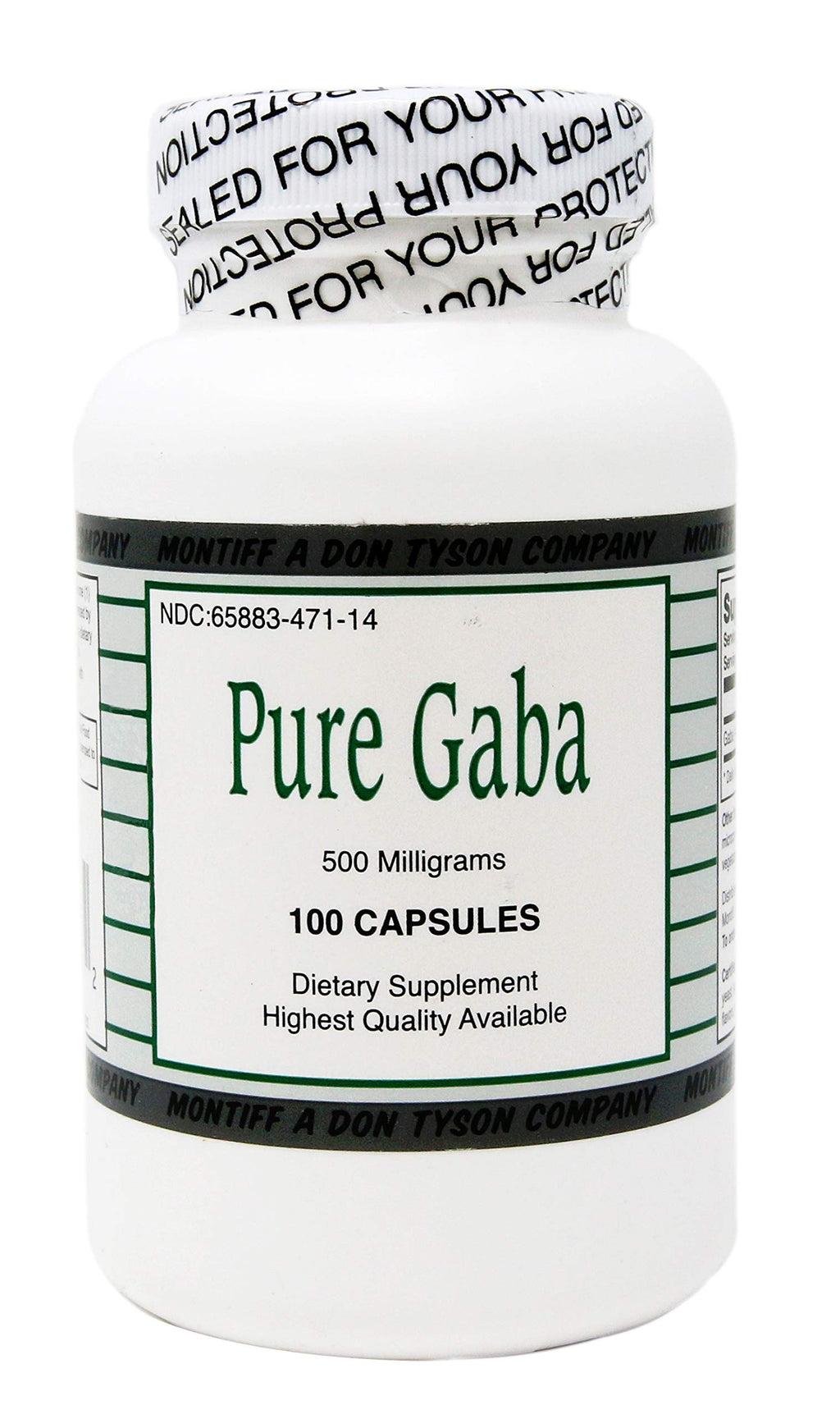 Pure Gaba 500 mg capsules