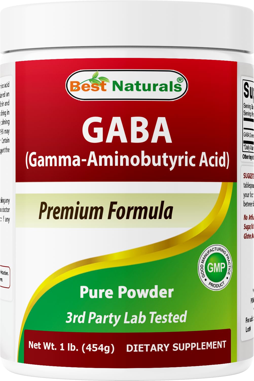 pure gaba powder for relaxation