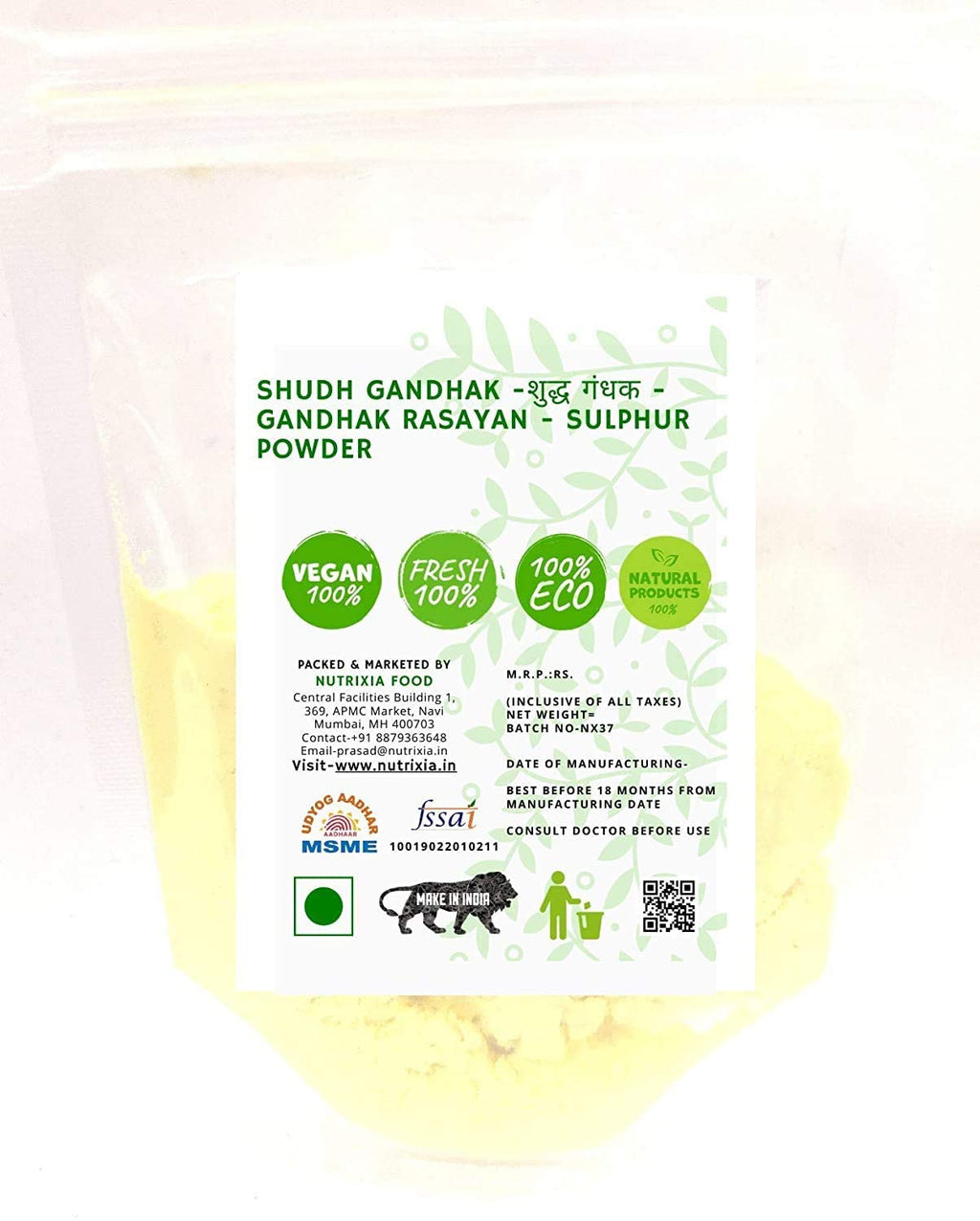 pure Gandhak powder for health