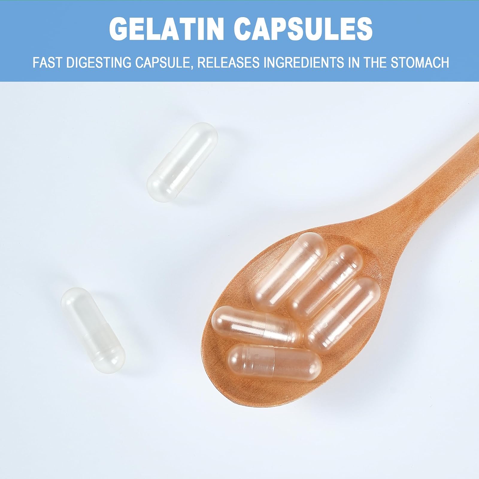 pure gelatin capsules for dietary supplements