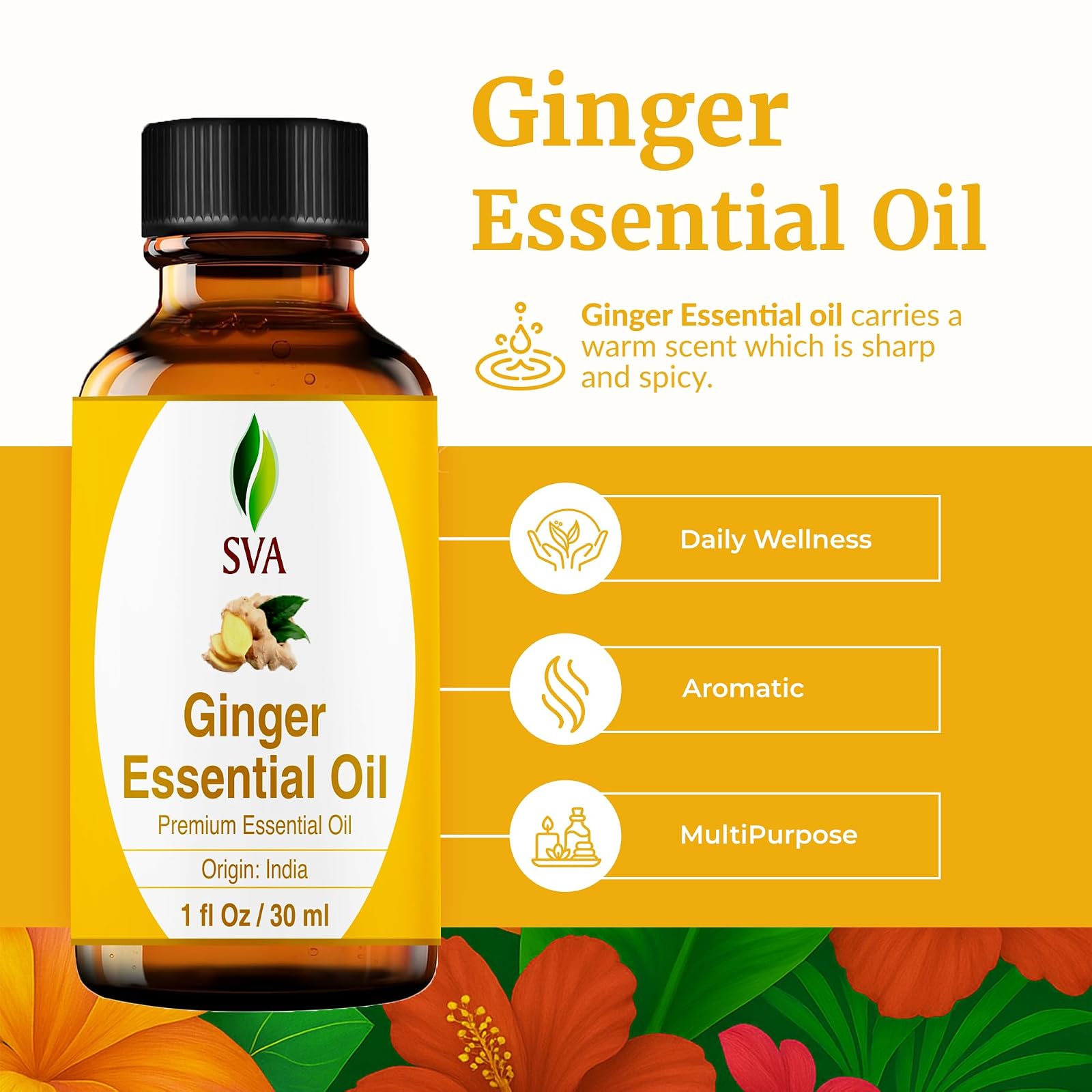 pure ginger oil for wellness