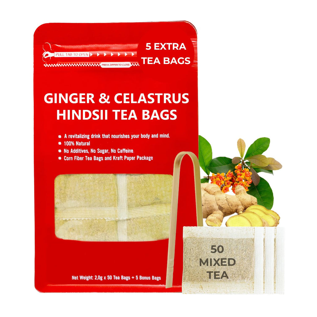 pure ginger tea bags for wellness