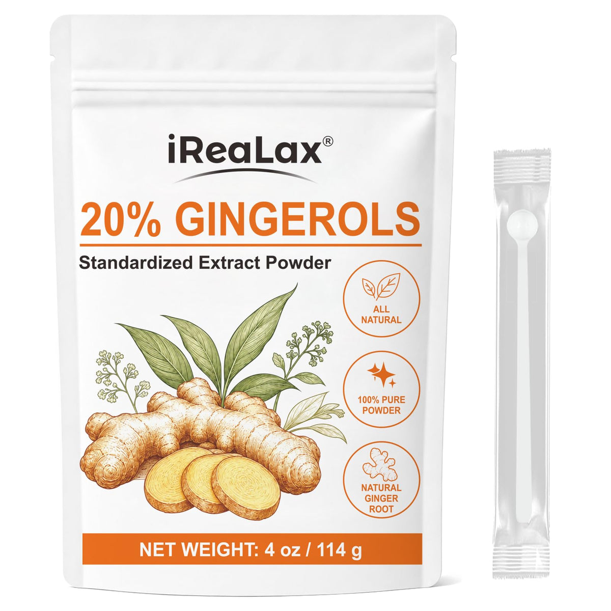 Pure gingerols extract powder benefits