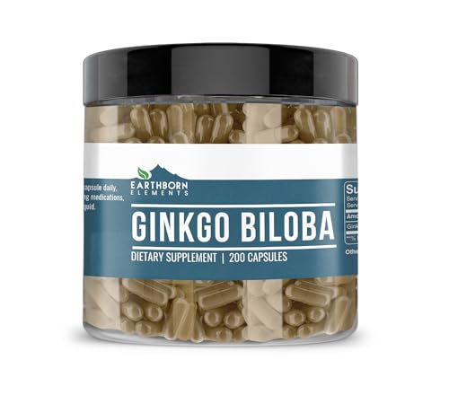 pure ginkgo biloba capsules for health