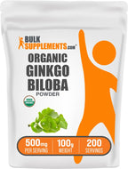 pure ginkgo biloba powder supplement