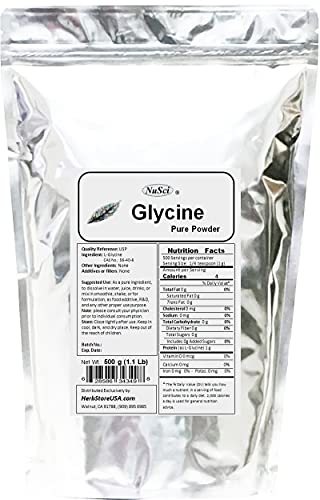 pure glycine bulk powder supplement