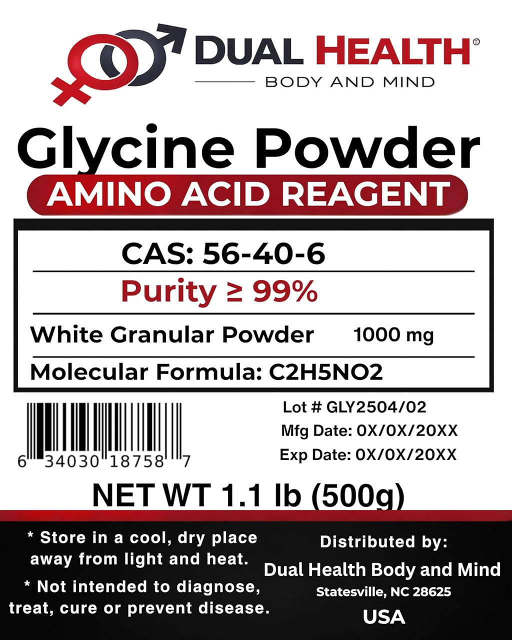 pure glycine powder for sleep support