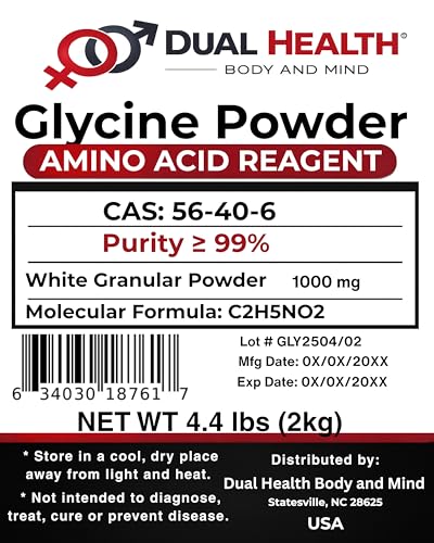 Pure glycine powder for sleep support