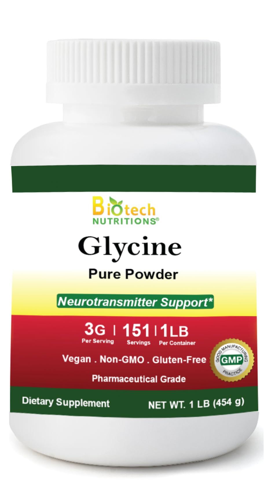 pure glycine powder for supplements