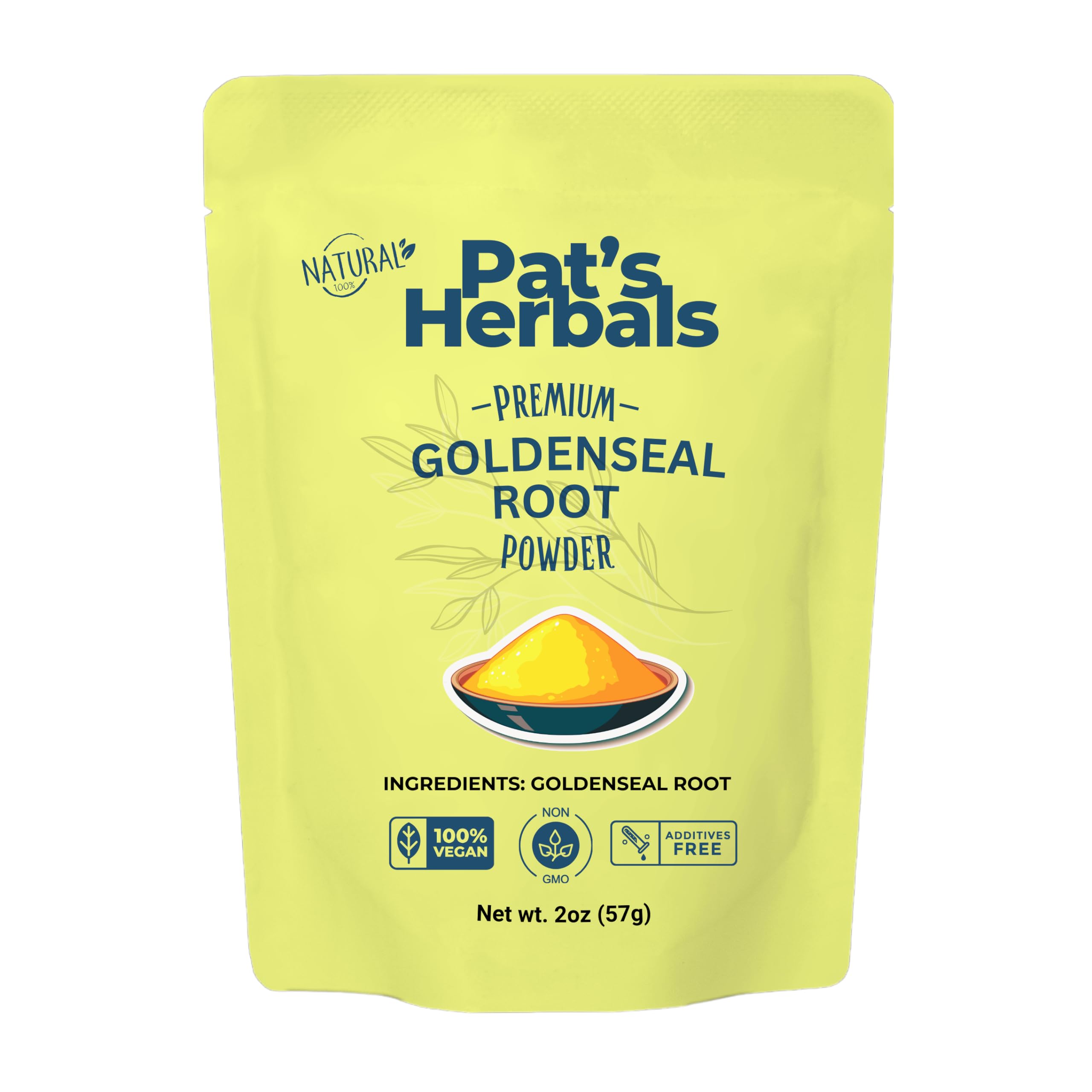 pure goldenseal root powder
