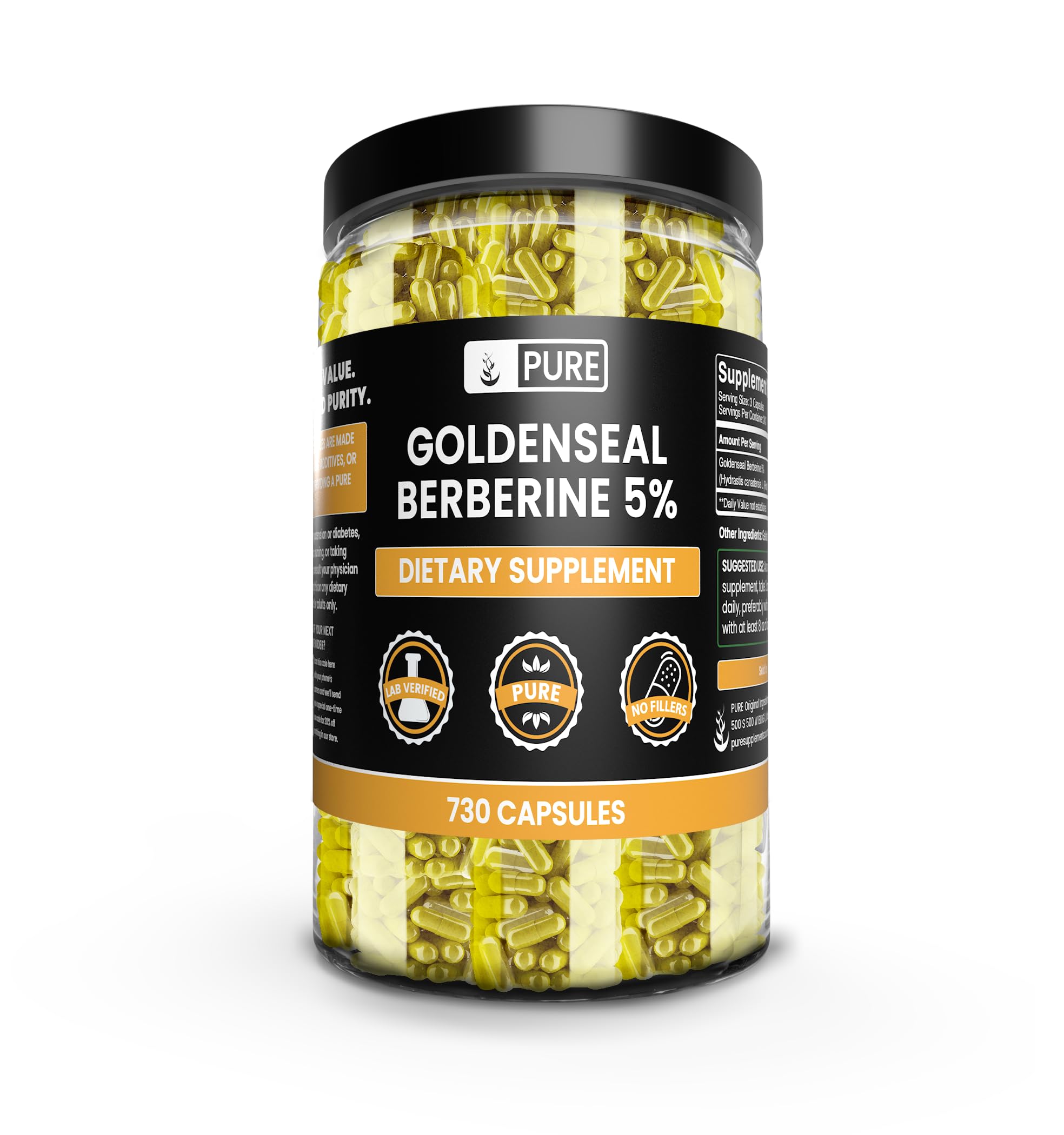 pure goldenseal supplement for wellness