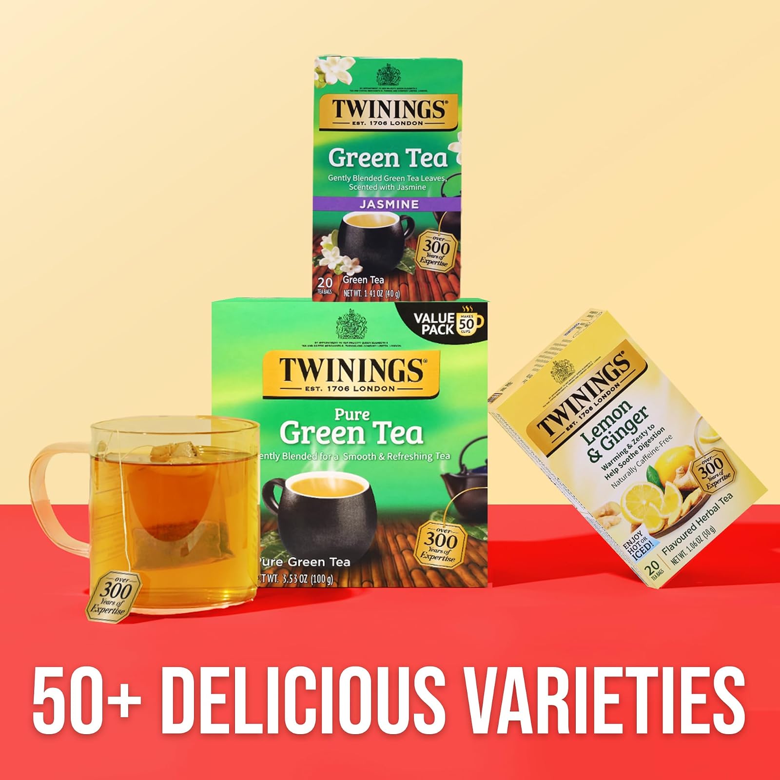 Pure green tea for calming moments