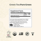 Pure green tea for relaxation