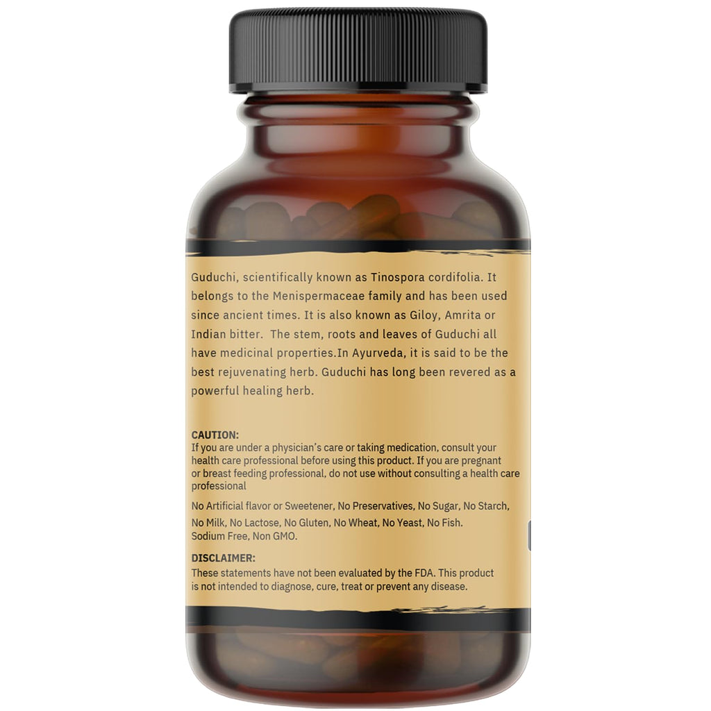 Pure Guduchi powder in every capsule