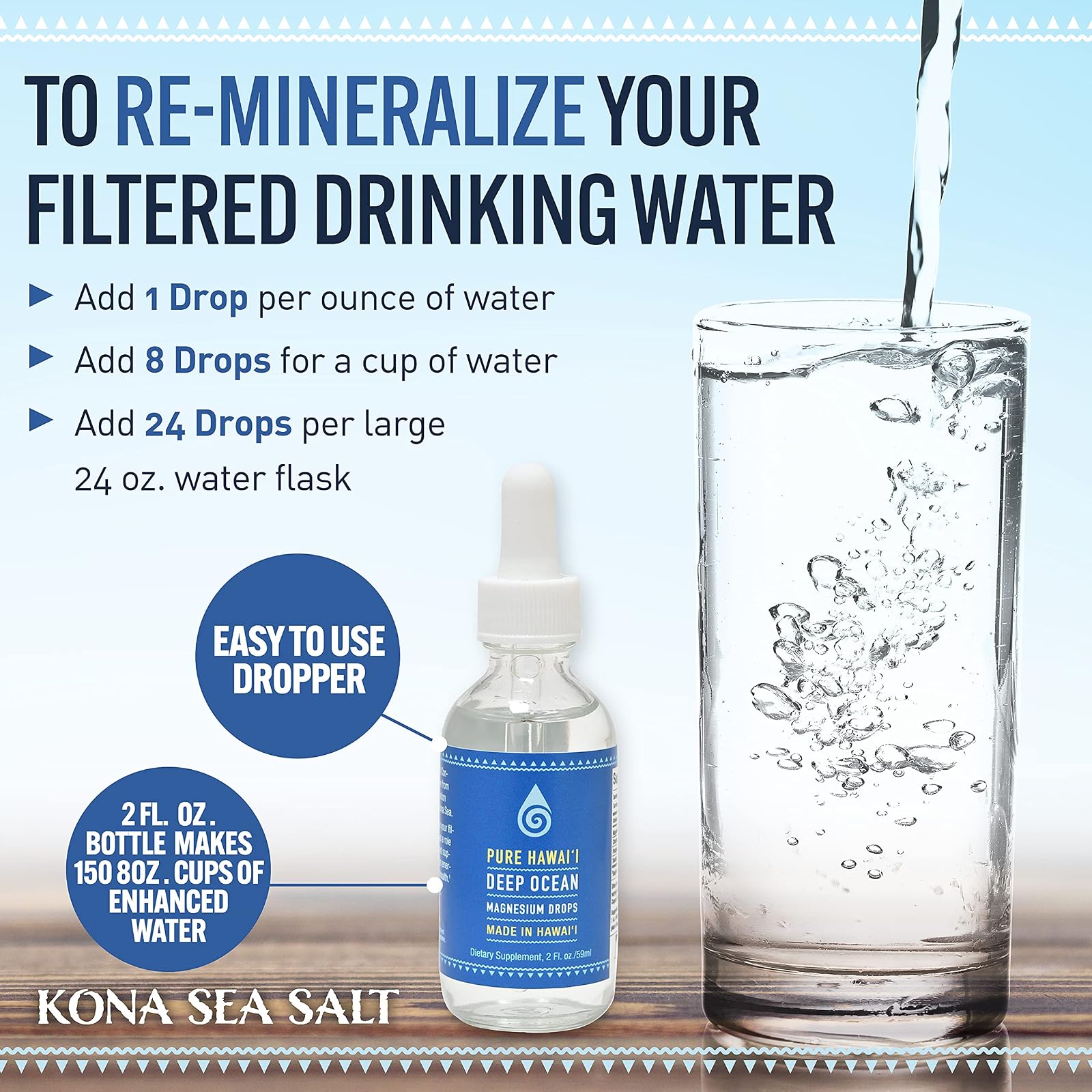 Pure Hawaii magnesium for energy boost
