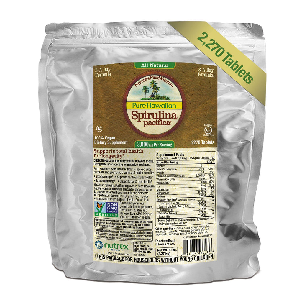 pure Hawaiian spirulina energy booster