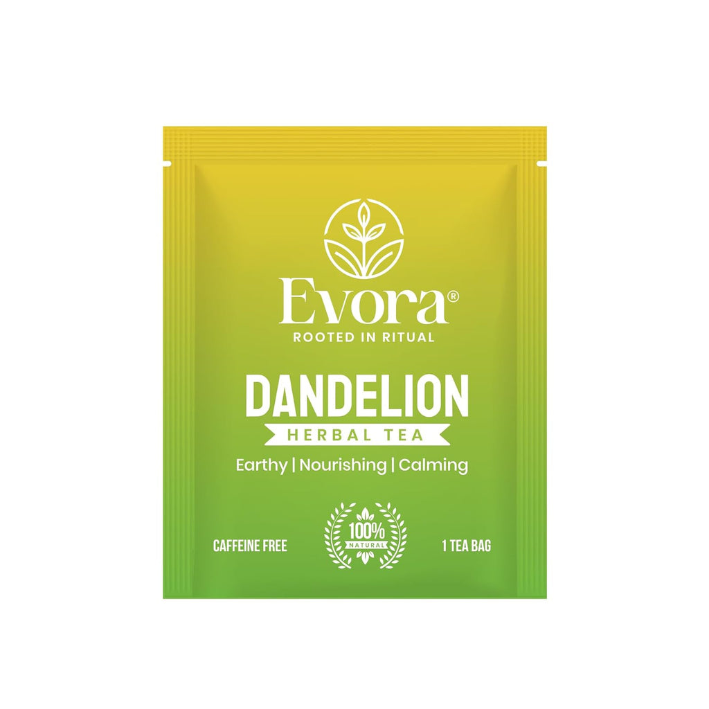 pure herbal dandelion tea bags