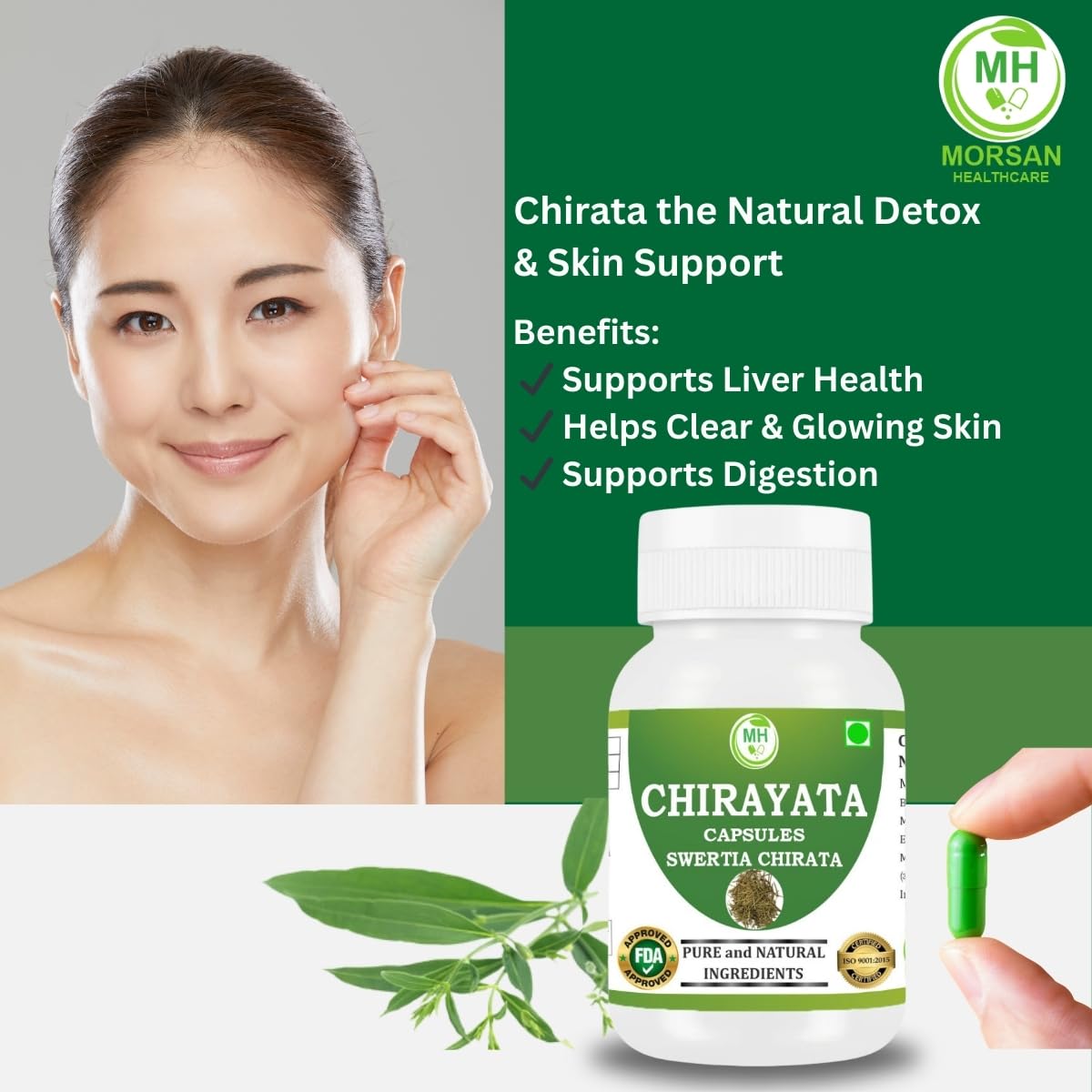Pure herbal supplement for vitality