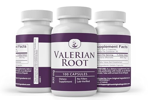 pure herbal valerian root capsules