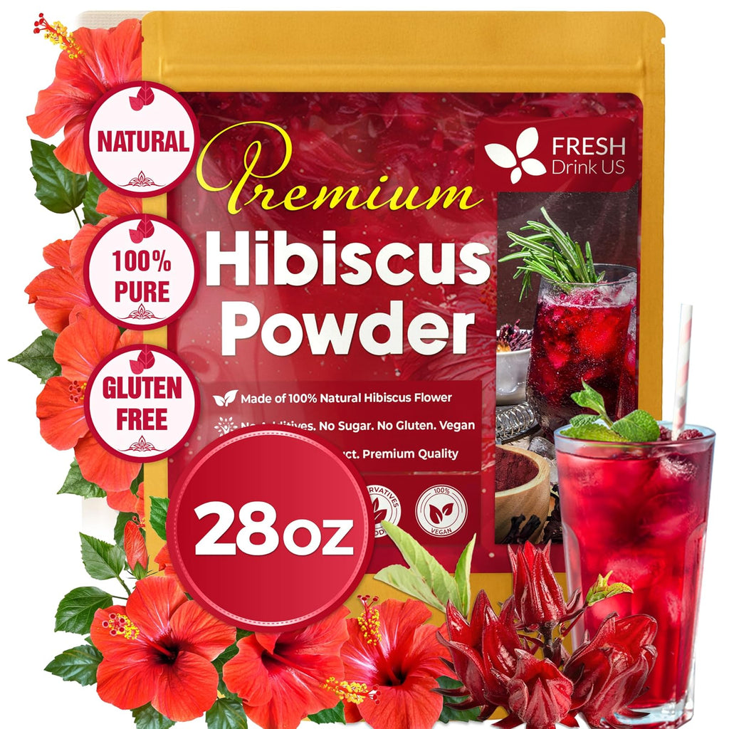 pure hibiscus flower powder for tea