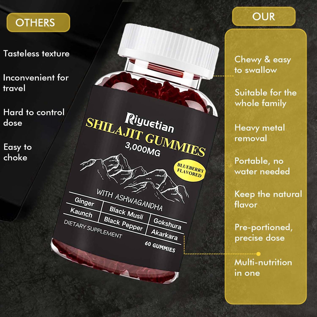 Pure Himalayan Gold herbal supplement gummies