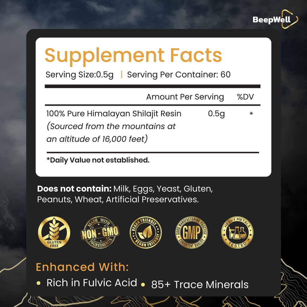 pure Himalayan shilajit benefits